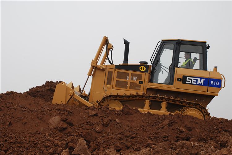Sem816d 160hp Bulldozer Track Type พร้อม Winch คุณภาพสูง Sem816d 160hp ...