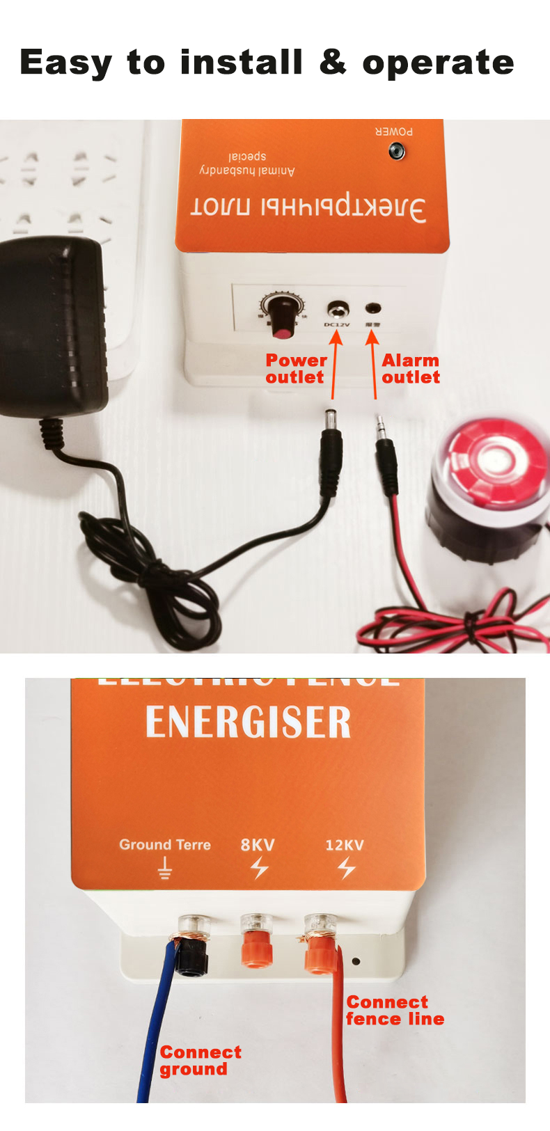 High Voltage Electric Fence Energizer Power Module For Cattle, High ...