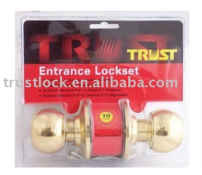 Ansi Grade 3 Tubular Knob Lockset With Brass Cylinder, High Quality ...