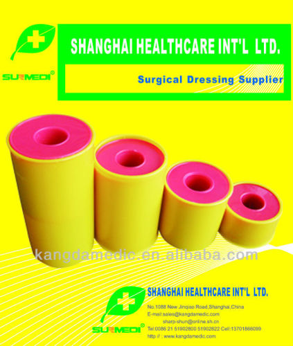 Zinc Oxide Plaster Roll Yellow Colour, High Quality Zinc Oxide Plaster ...