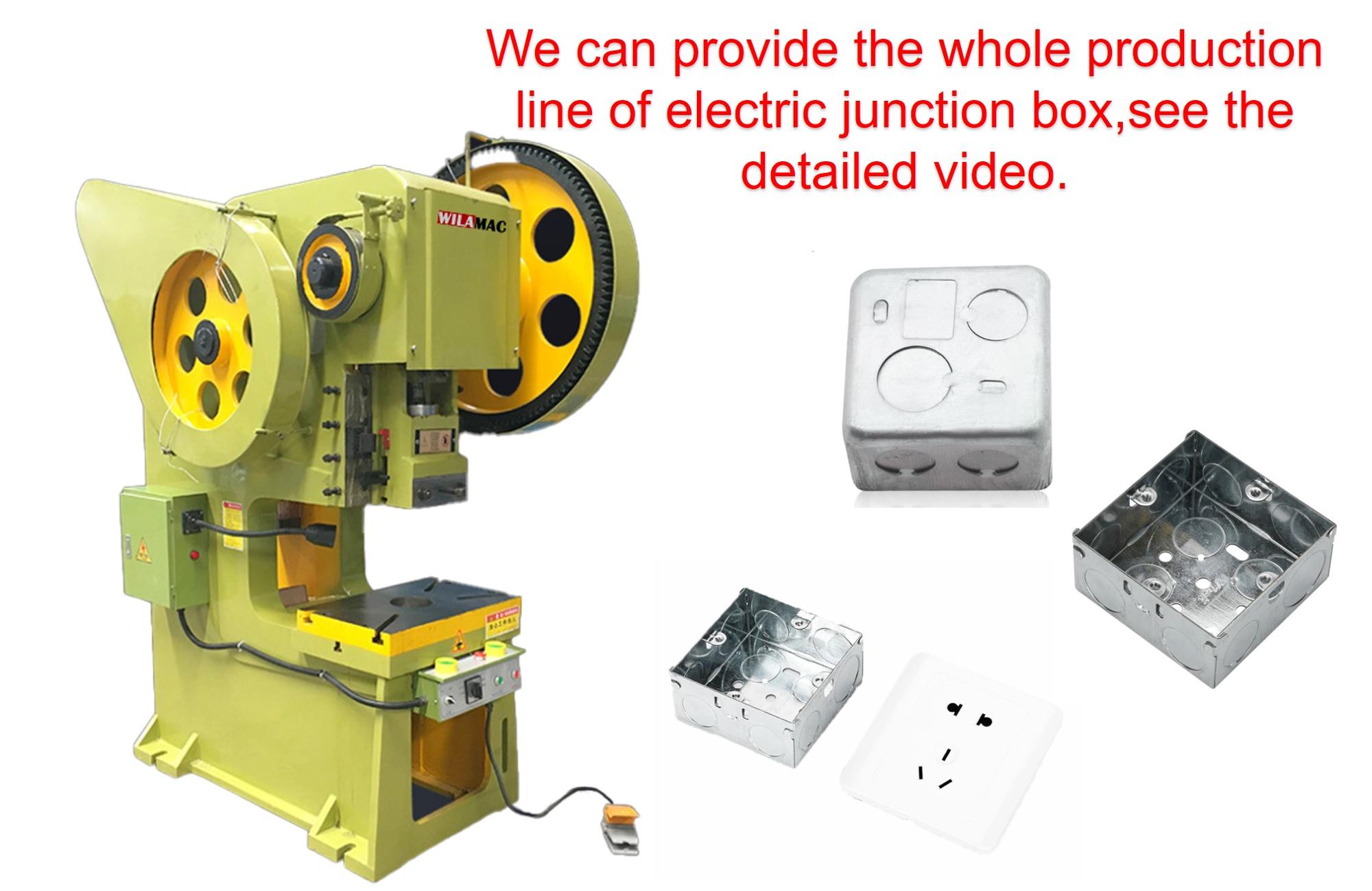 High Speed Electric Junction Box Making Machine For 4x4 Square Steel ...