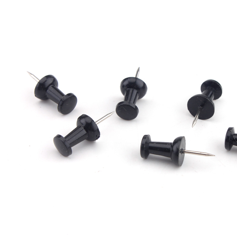 20pcs Black Push Pin Standard Map Pins Alfinete Chinchetas Pushpins ...