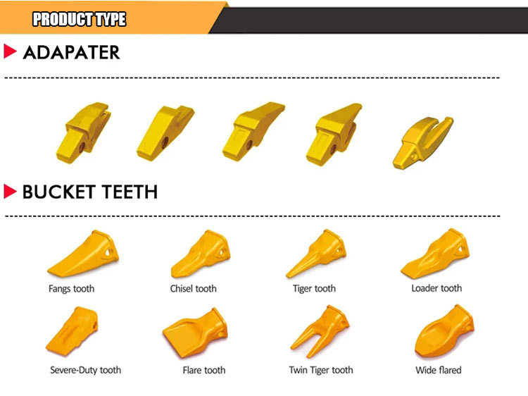 1u3202 Mini Excavator Forged Bucket Teeth For E305 Construction ...