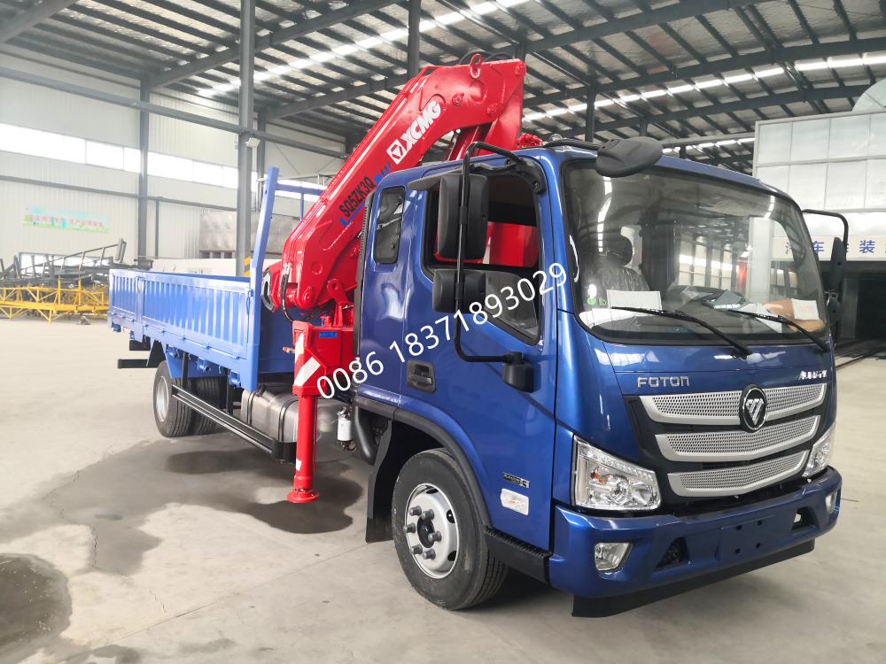 Foton 5 Tons Truck Mounted Loading Crane, High Quality Foton 5 Tons ...