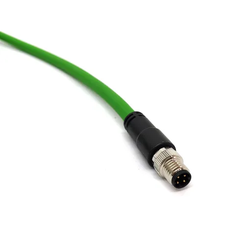 Skärmad D -kodande Manlig M8 4p Profinet -kabel, hög kvalitet Skärmad D ...
