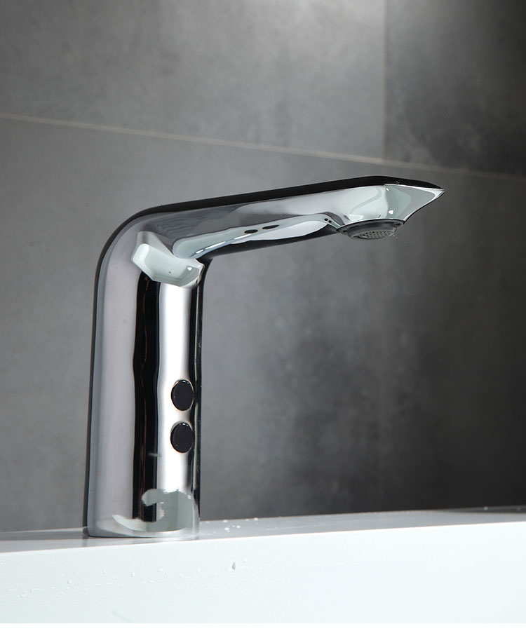 Touchless Bathroom Faucet: Automatic Hand Sensing Electronic Mixer Tap ...