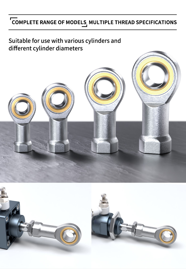 Fish-eye Joint Cylinder Attachment Bearing Connecting Rod - M8/m10/m12 ...