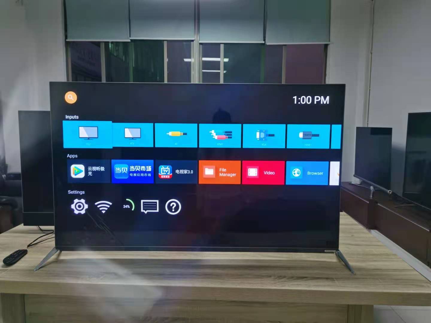Vsti 65-inch Smart Led Tv With Android, 4k Lcd Full Screen, Home ...