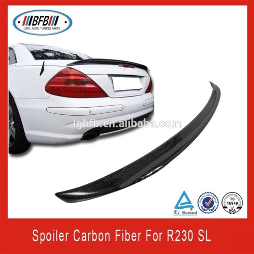 Carbon Fiber Rear Spoiler For Mercedes Benz R230 Sl Class, High Quality ...