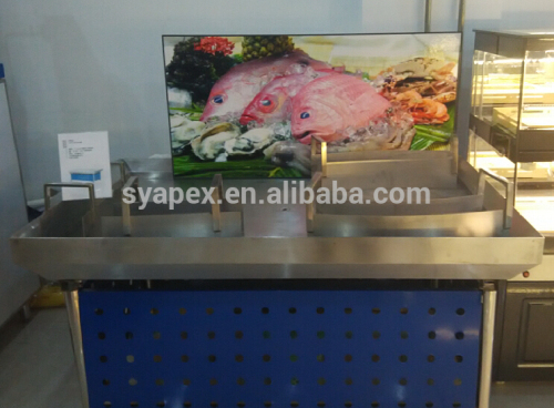 Apex Seafood Fish Display Refrigerator For Supermarket, High Quality ...