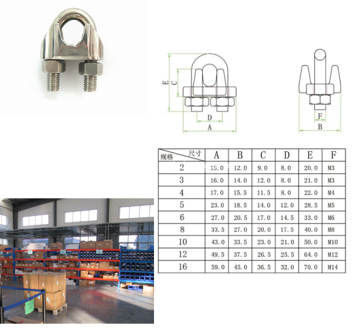 Japanese Rigging Jistype Drop Forged Wire Rope Clip, High Quality ...