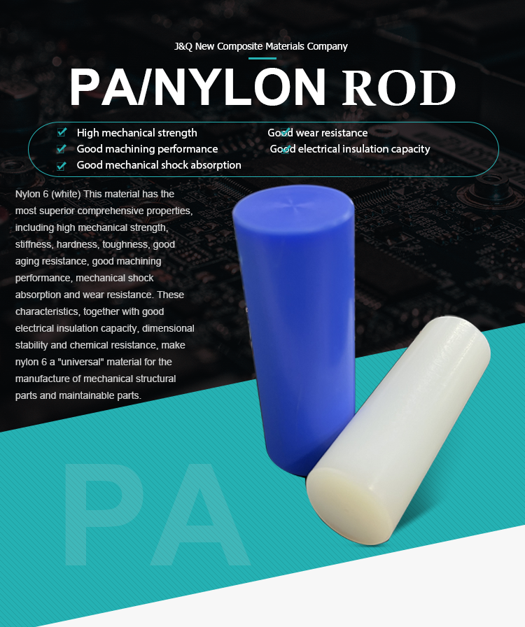 Custom Size Pa6, Gf30 Reinforced Nylon Rods In 6-300mm Range ...