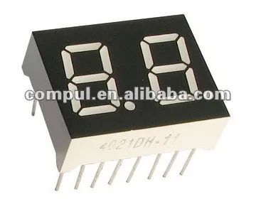 0.4 Inch Green Color Dual-digits 7 Segment Led Display/ 14 Segments Led ...