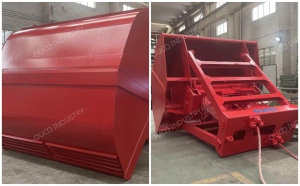 This red remote control grapple arrives in Korea