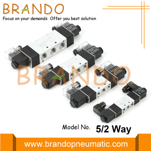 5 Way 2 Position Double Solenoid Valve Pneumatic, High Quality 5 Way 2 ...
