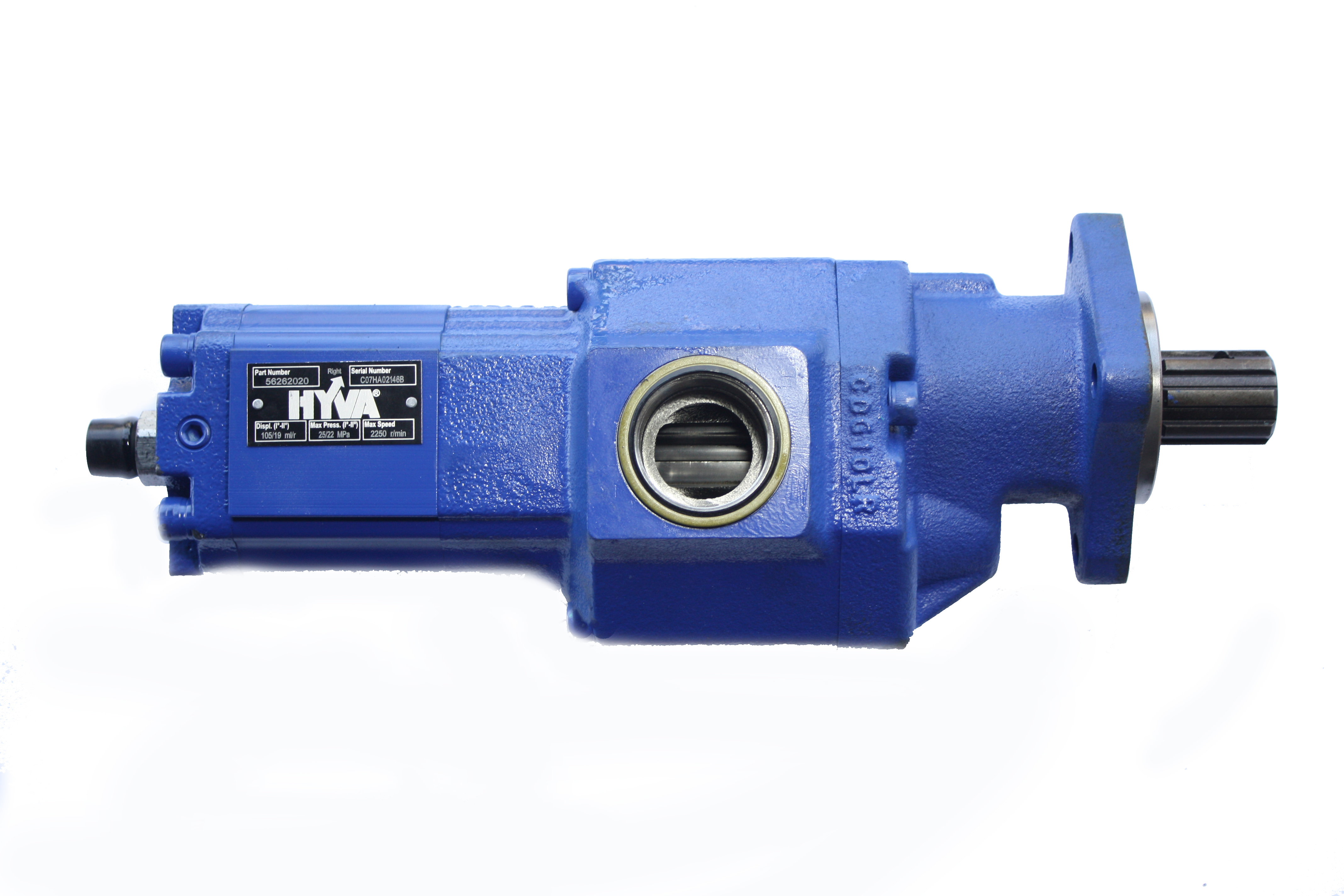 High Quality Hydraulic Hyva Blue Pto Gear Pump For Tipper Truck 105l ...