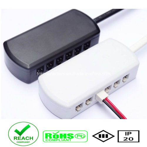 6 Way Splitter Dc Parallel Connector 2.54 Pcb Distribution Splitter ...