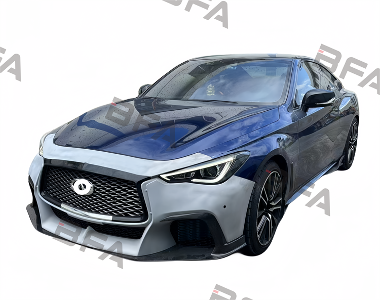 Q60 Project Black S Body Kit: Upgraded Injection Molded Front Bumper ...
