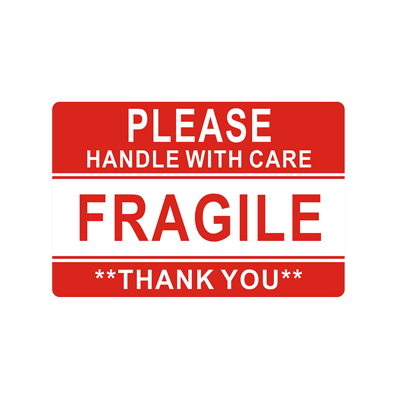 Fragile Handling Reminder Labels Accept Custom Content Sizes, High ...