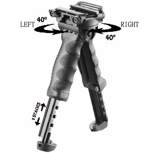 Pro Tactical Military Foldable Foregrip Bipod Grip M16 Ar-15 Ak-47 Ar ...