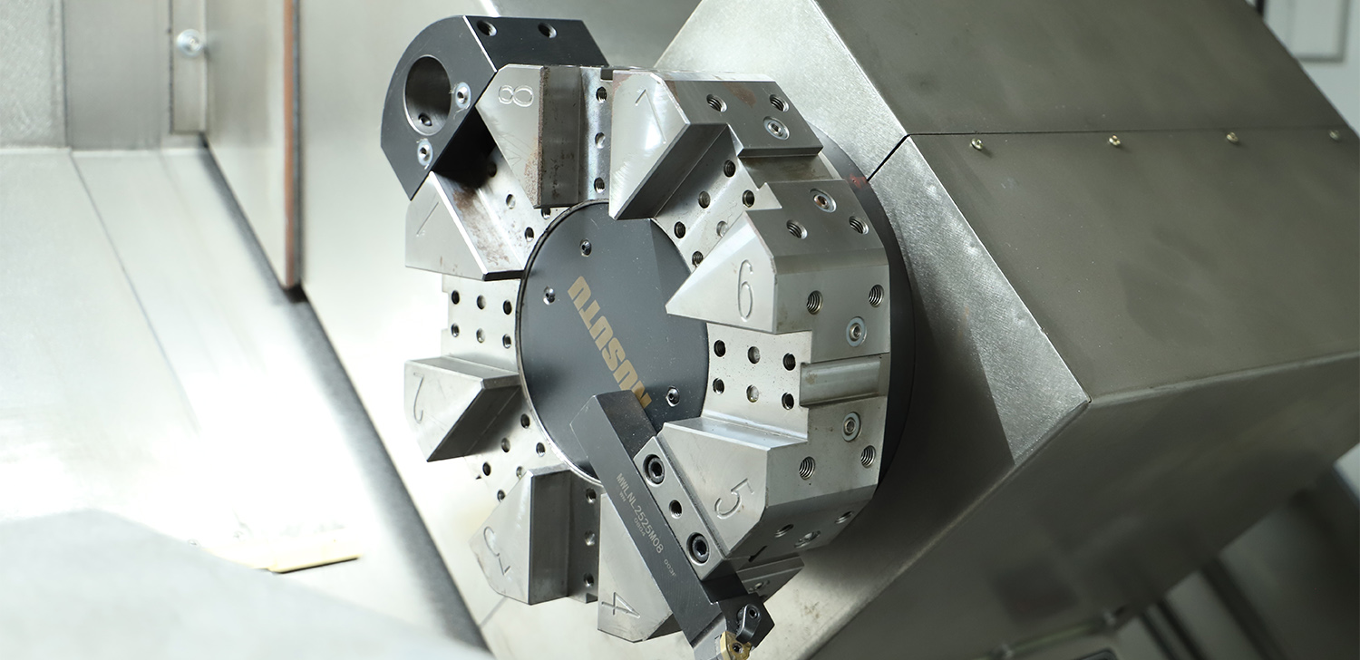 Single Spindle Dual Blade Tower Center Drive Cnc Lathe, High Quality ...