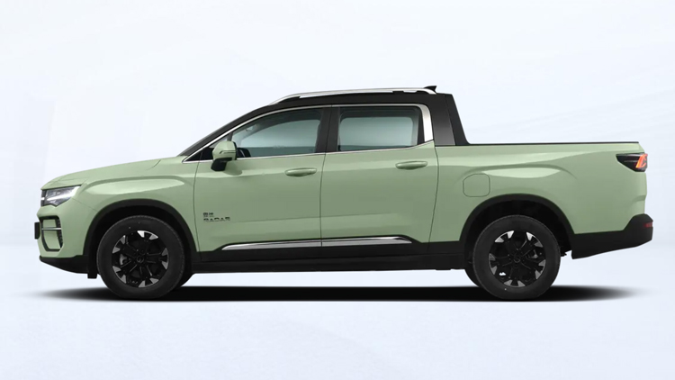 Geely Radar Rd6: Electric Pickup Truck 4 Door 5 Seater 4x4 4wd, High ...