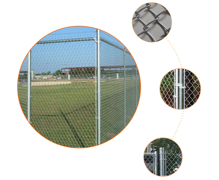 8 Foot Chain Link Diamond Wire Fence Gate, High Quality 8 Foot Chain ...