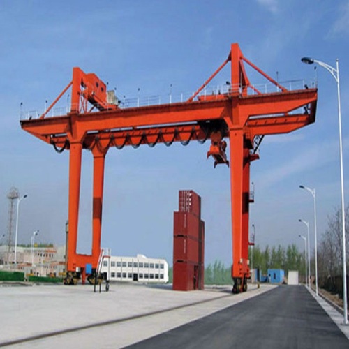 Wire Rope Rail Mounted Container Gantry Crane, High Quality Wire Rope ...