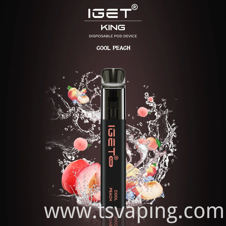 Iget King 2600 พัฟ Vape Vape Iget Vape คุณภาพสูง Iget King 2600 พัฟ ...