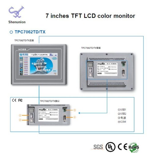 7 Inches Tft Lcd Color Monitor, High Quality 7 Inches Tft Lcd Color ...
