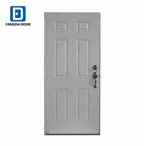 Fangda Popular Design 6 Panel Steel Door Slab, High Quality Fangda ...