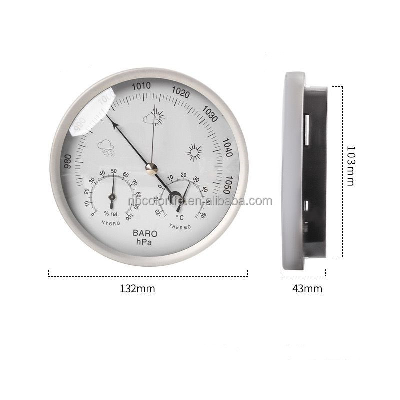 Indoor Analog Hygrometer Thermometer And Barometer, High Quality Indoor ...