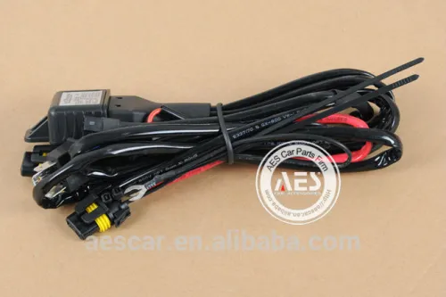 Hi/lo Function Hid Bi Xenon Wiring Harness For Bi Xenon Projector Lens ...