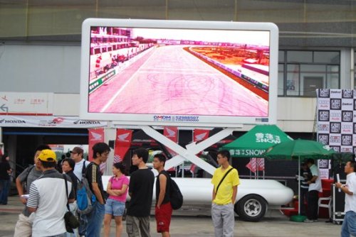 Full Color Truck Mounted Led Displays Screen For Advertising, High ...