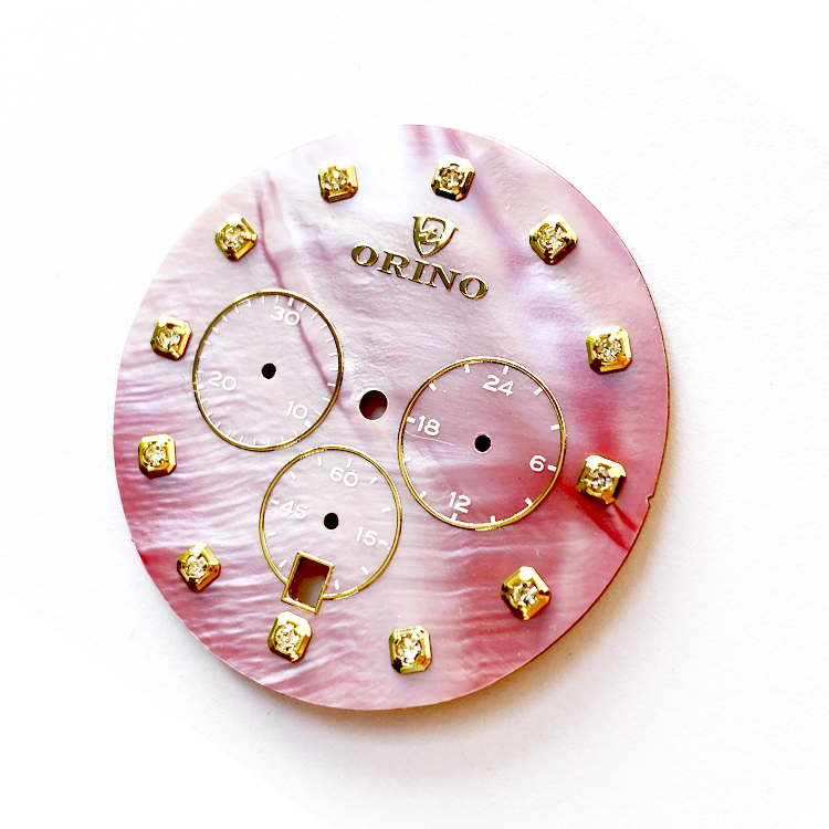 River Shell Chronograph Watch Dial, High Quality River Shell ...
