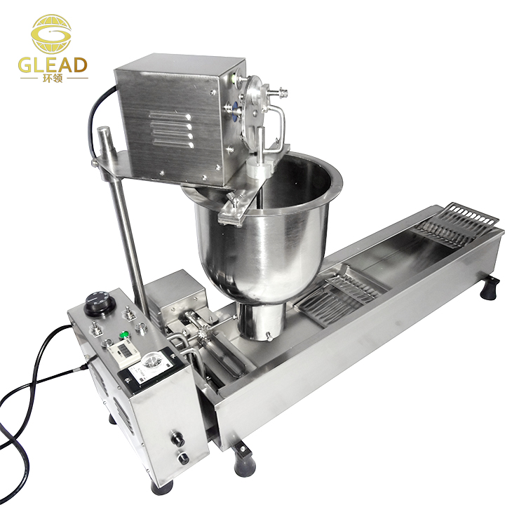 Commercial Industrial Double Rows Gas Donut Making And Frying Machine ...