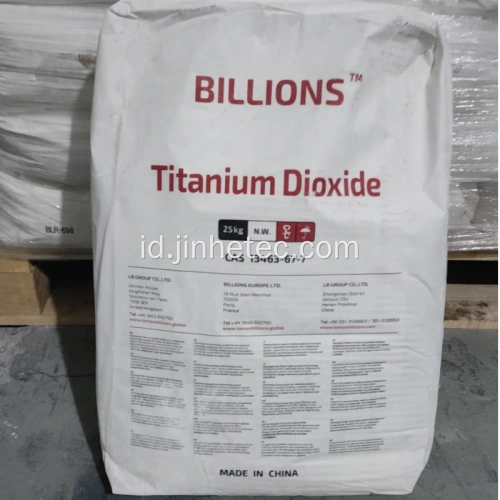 Cina Lomon R996 Pigmen Rutil TiO2 Titanium Dioksida Putih Produsen