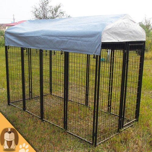 Large Wire Welded Square Tube Pet Dog Kennels, High Quality Large Wire ...