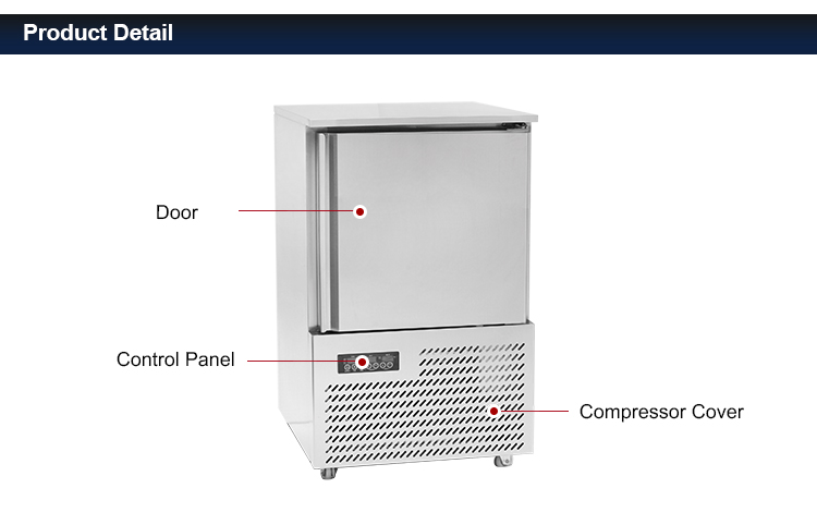 220v Single Door Blast Chiller Shock Freezer For Commercial Kitchens ...