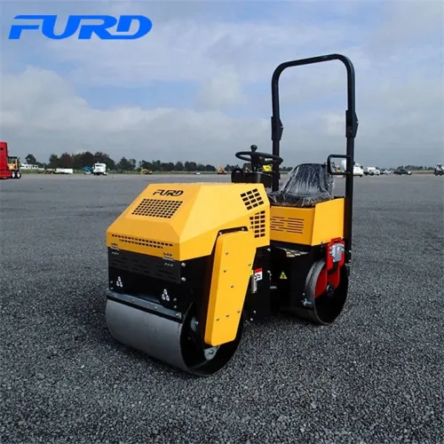 1 Ton Compactor Vibratory Roller Used For Asphalt Road, High Quality 1 ...