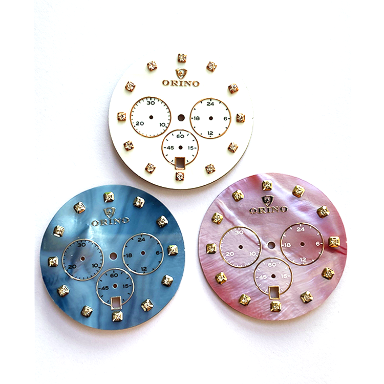 River Shell Chronograph Watch Dial, High Quality River Shell ...