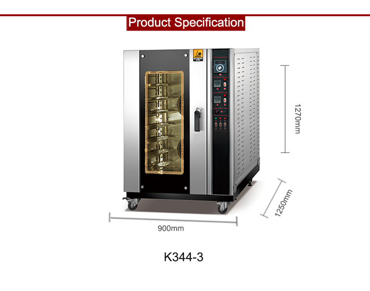 K344 Electric Convection Oven For Restaurants And Bakeries, High ...