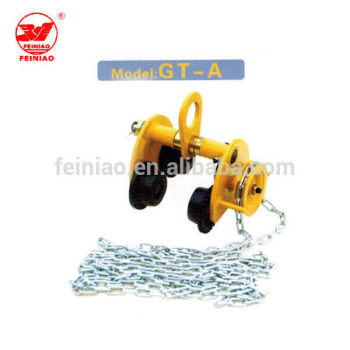 Hand Chain Pulling Trolley Geared Trolley, High Quality Hand Chain ...