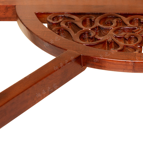 Chinese Solid Wood Semi Round Table, High Quality Chinese Solid Wood ...