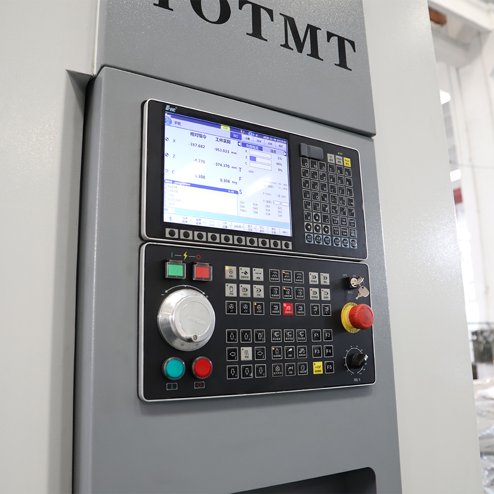 Precision Double Spindle Cnc Lathe With Dual Tool Tower Heavy Duty ...