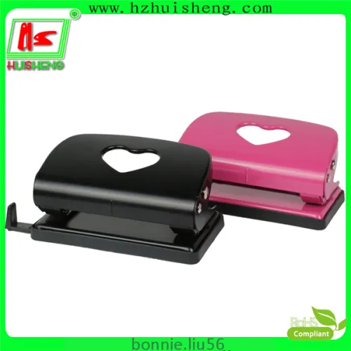 Office Stationery Paper Punch, Office Supply Hear Paper Punch, High ...