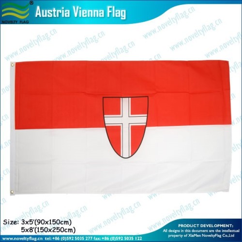 3x5ft Austria Vienna Flag, High Quality 3x5ft Austria Vienna Flag on ...