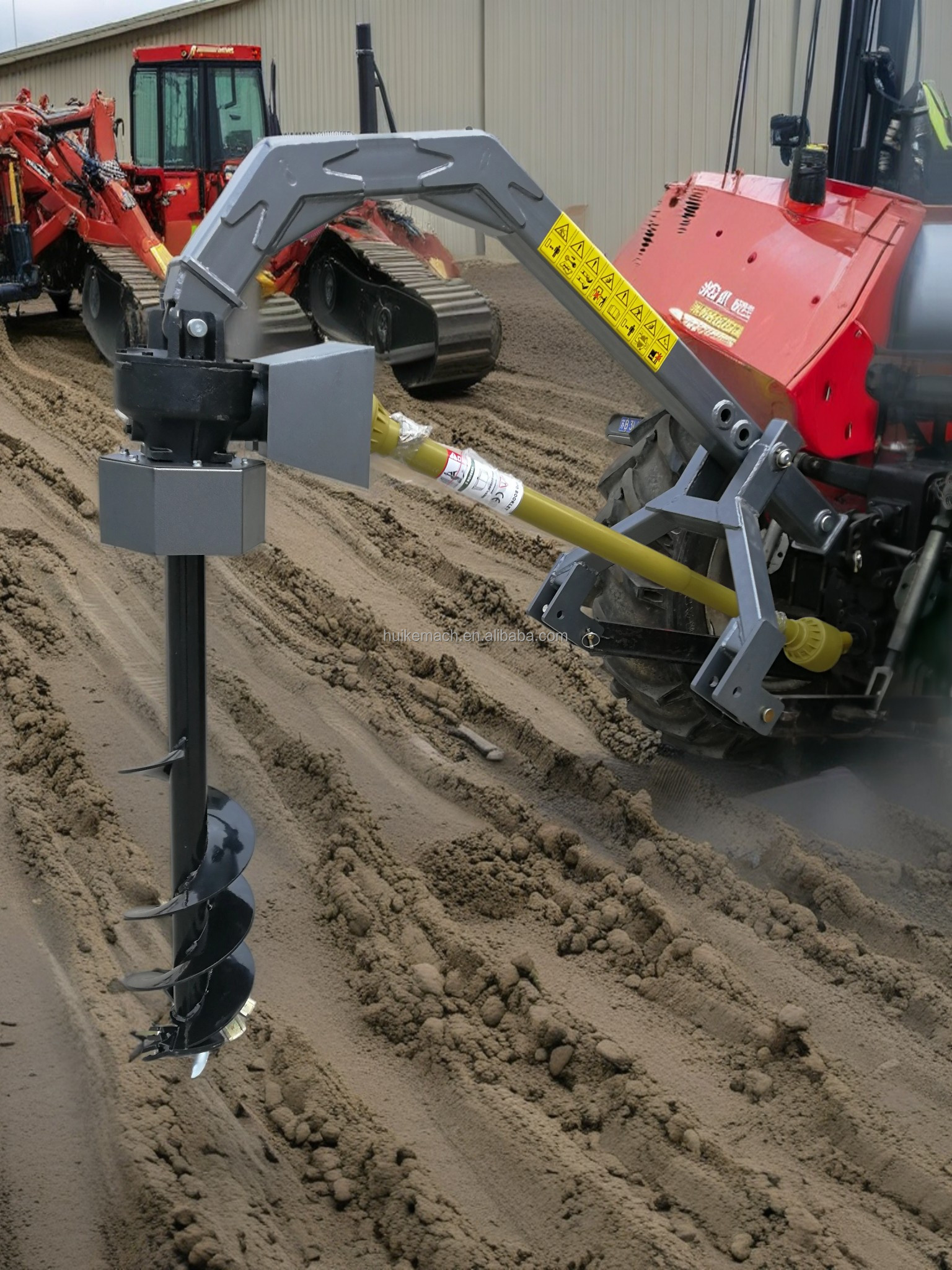 Tractor 3 Point Post Hole Driller For Sale, High Quality Tractor 3 ...