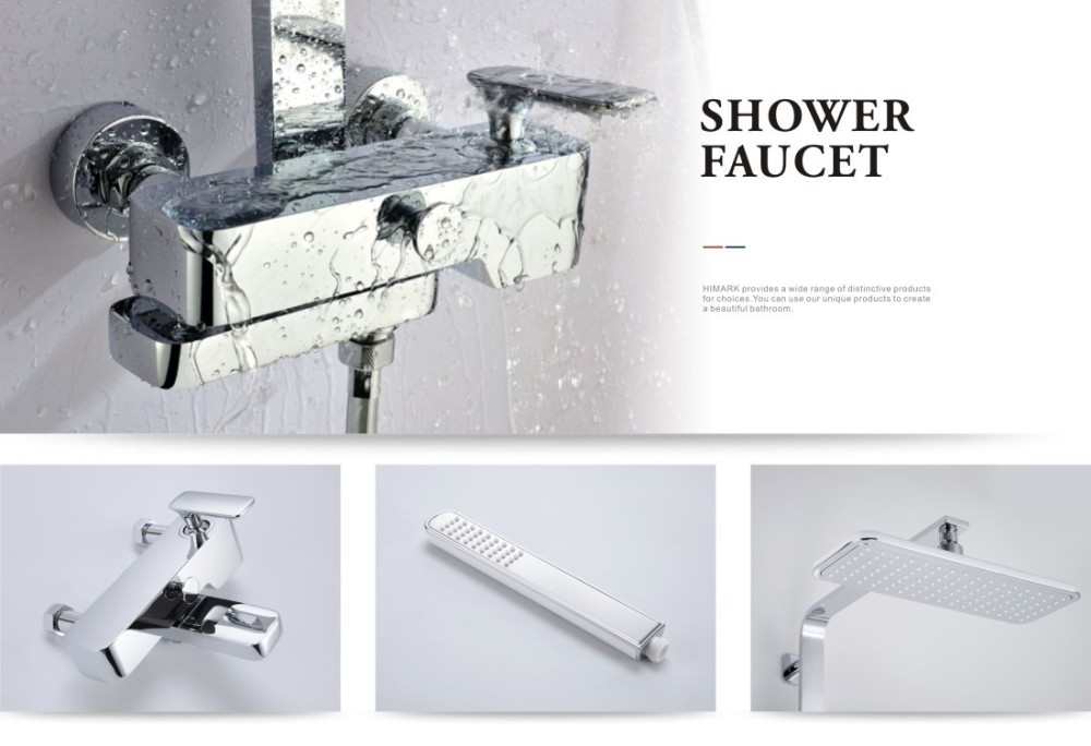 Himark Modern Bathroom Column Shower Mixer Tap Set, High Quality Himark ...