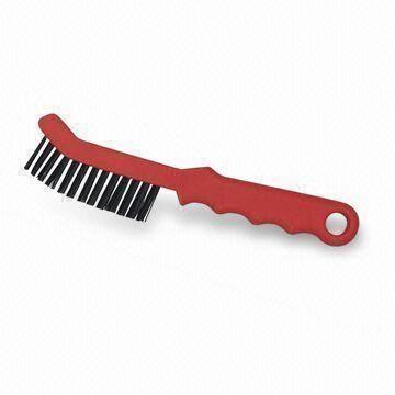 2-row Steel Wire Brush, With Comfort Grip Handle, High Quality 2-row ...